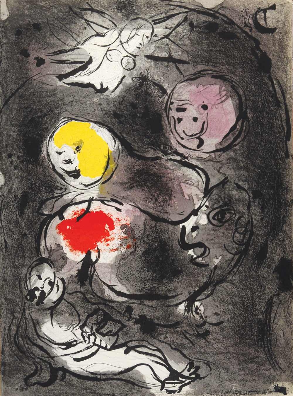 Marc Chagall The Prophet Daniel with the Lions – Goldmark