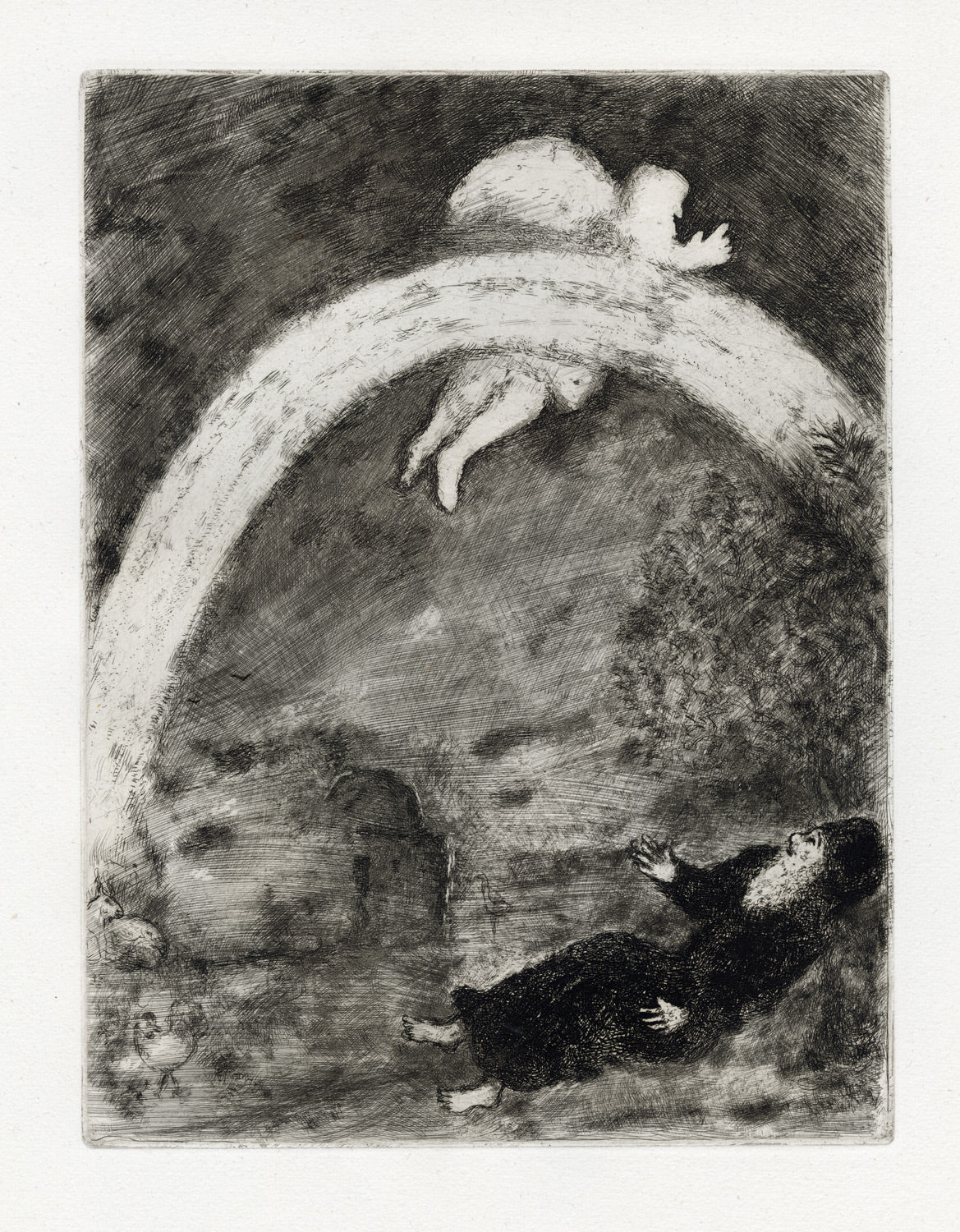 Marc Chagall L'Arc en Ciel (The Rainbow) – Goldmark