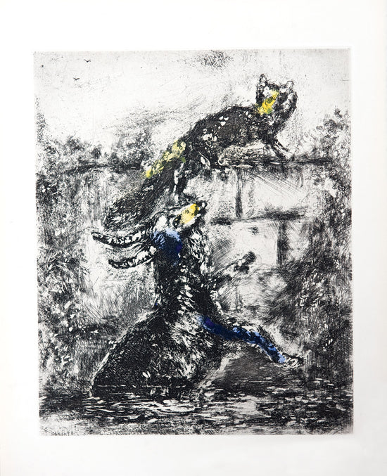 Marc Chagall The Fox and the Goat – Goldmark