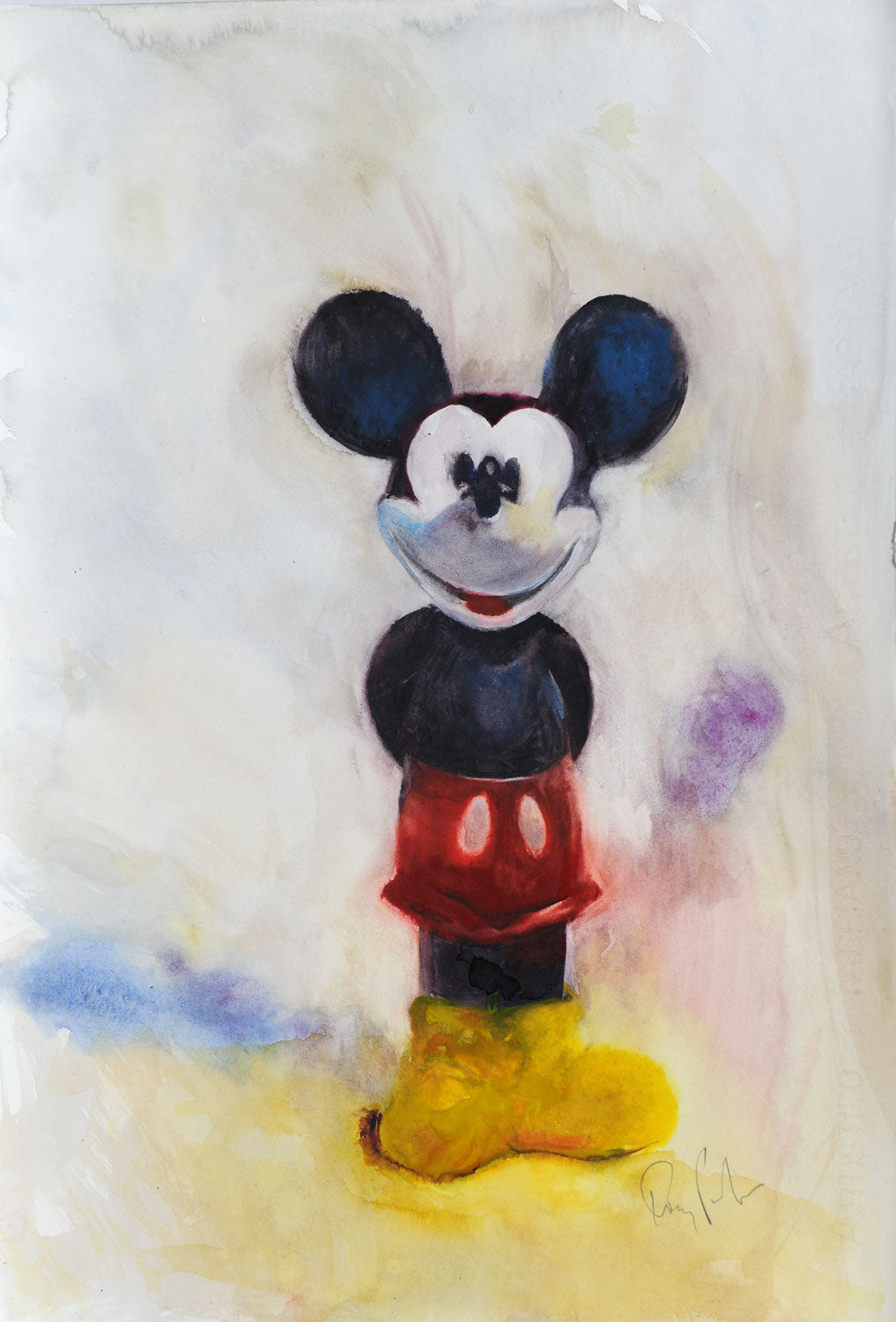 Tony Porter Mickey in Yellow Wellies – Goldmark
