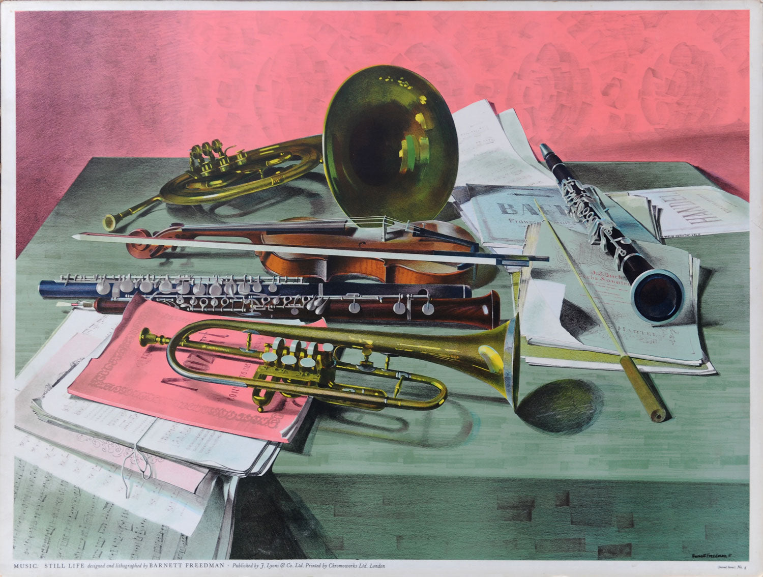 Barnett Freedman Music, Still Life – Goldmark