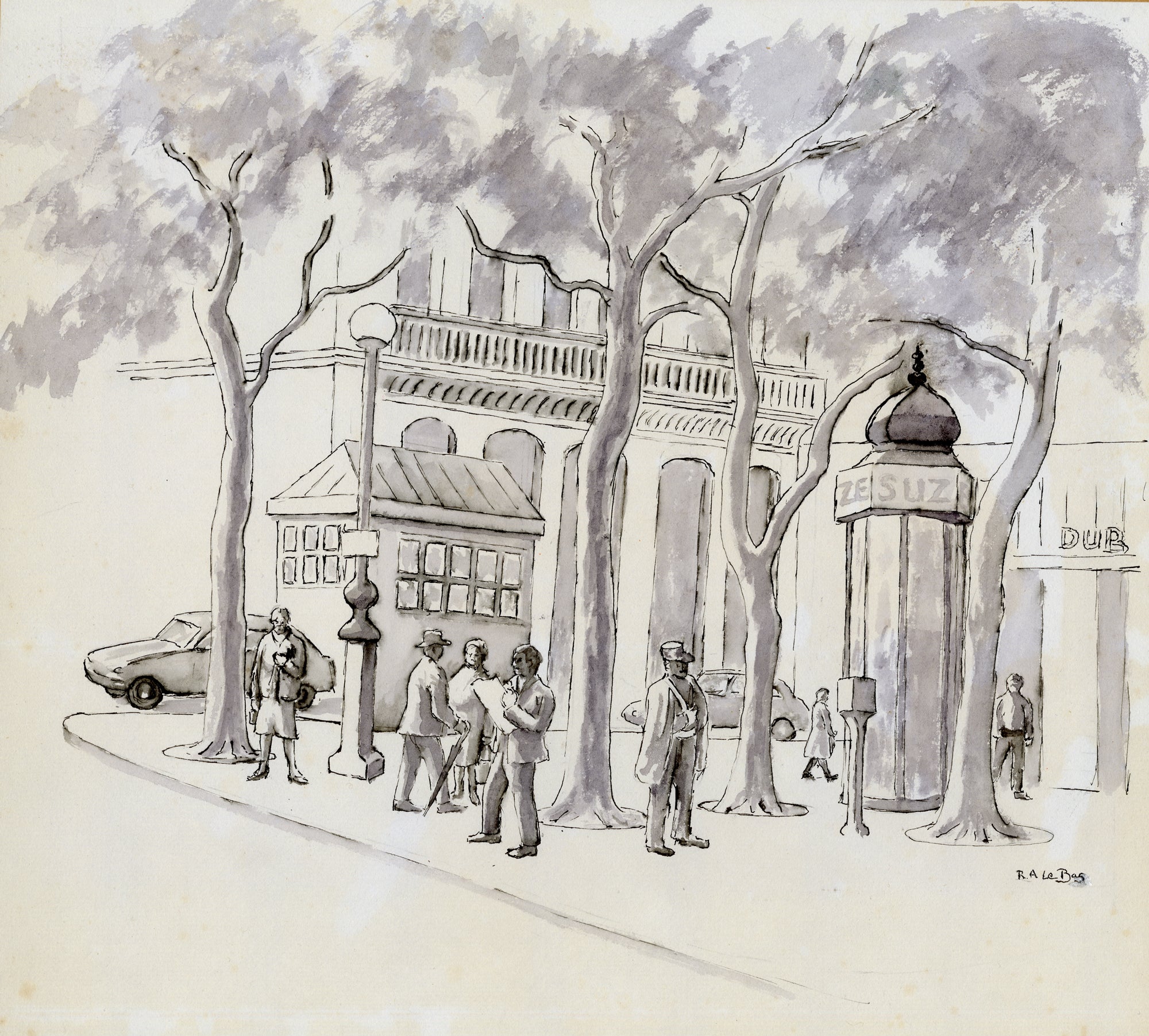 Rachel Ann Le Bas Boulevard Corner, Paris – Goldmark