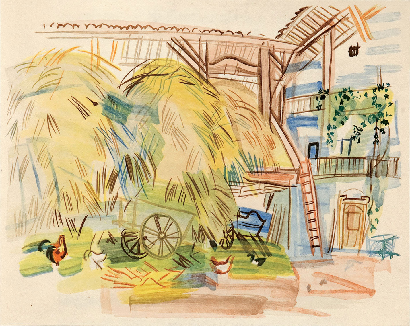 Raoul Dufy La Belle Grange de Lestel – Goldmark