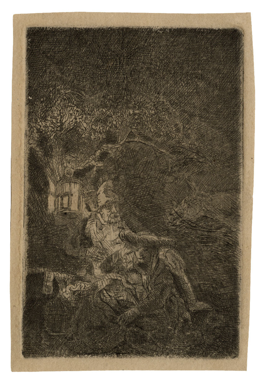 Rembrandt The Rest on the Flight: A Night Piece – Goldmark