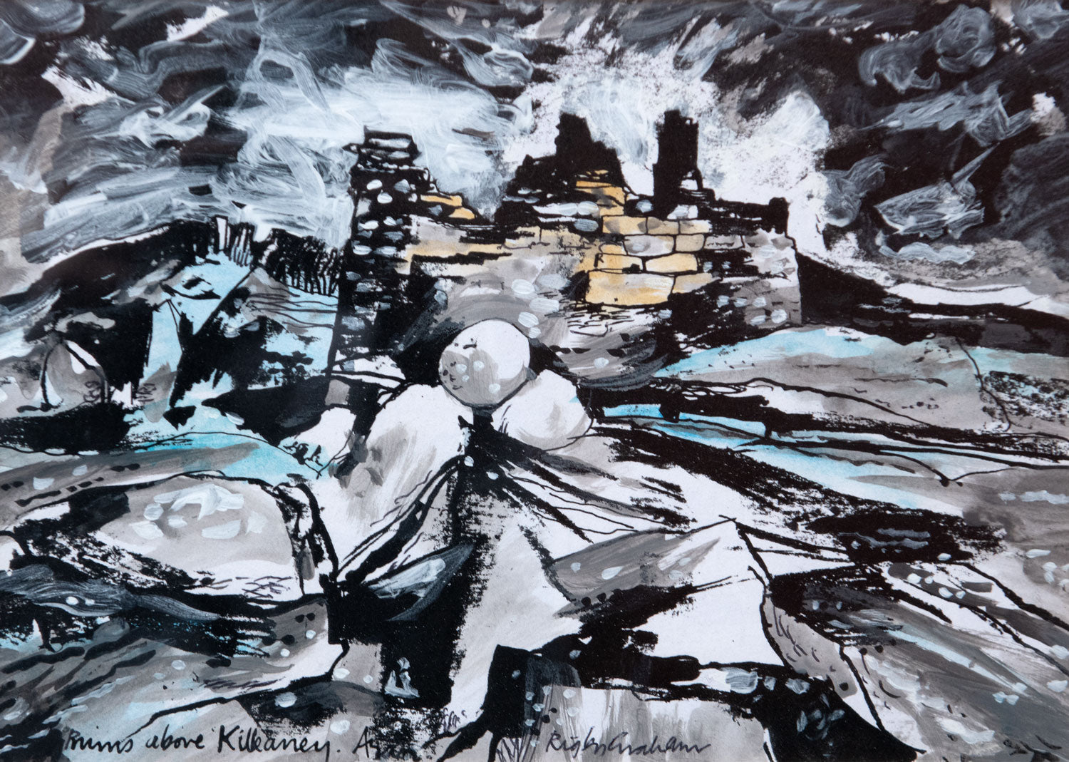 Rigby Graham Ruins above Killeaney – Goldmark