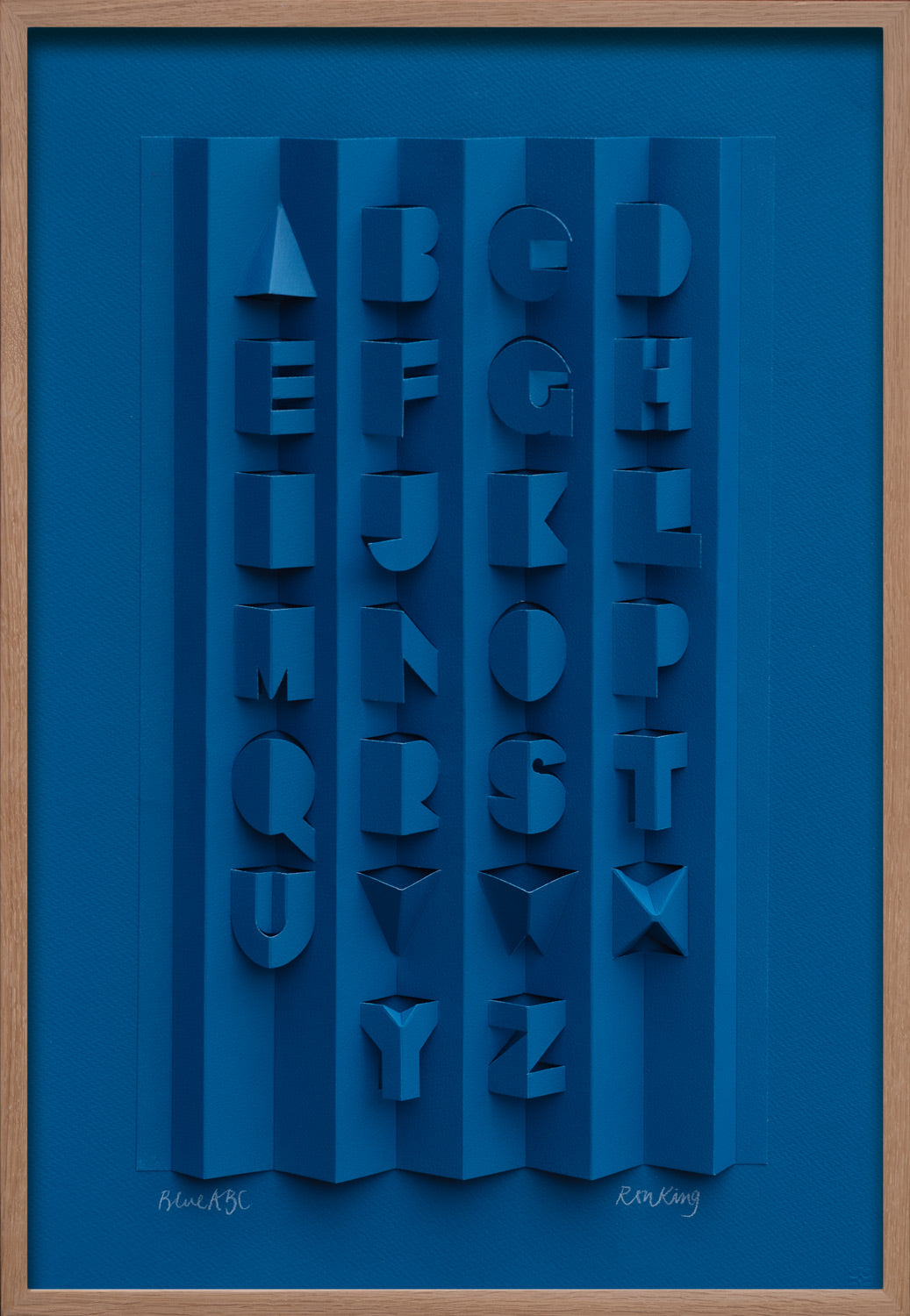 Ron King Blue Alphabet – Goldmark