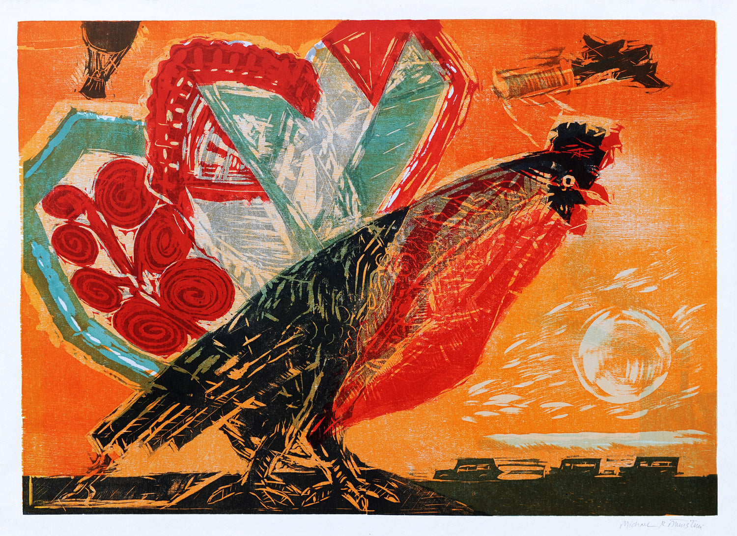 Michael Rothenstein Giant cockerel – Goldmark