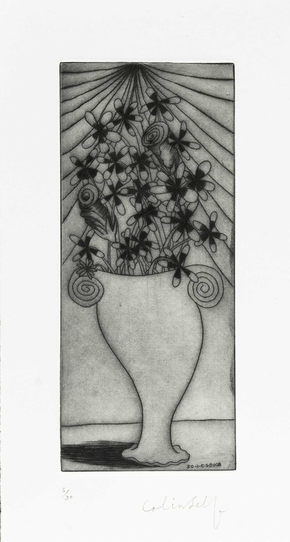 Colin Self Flowers in a Vase – Goldmark