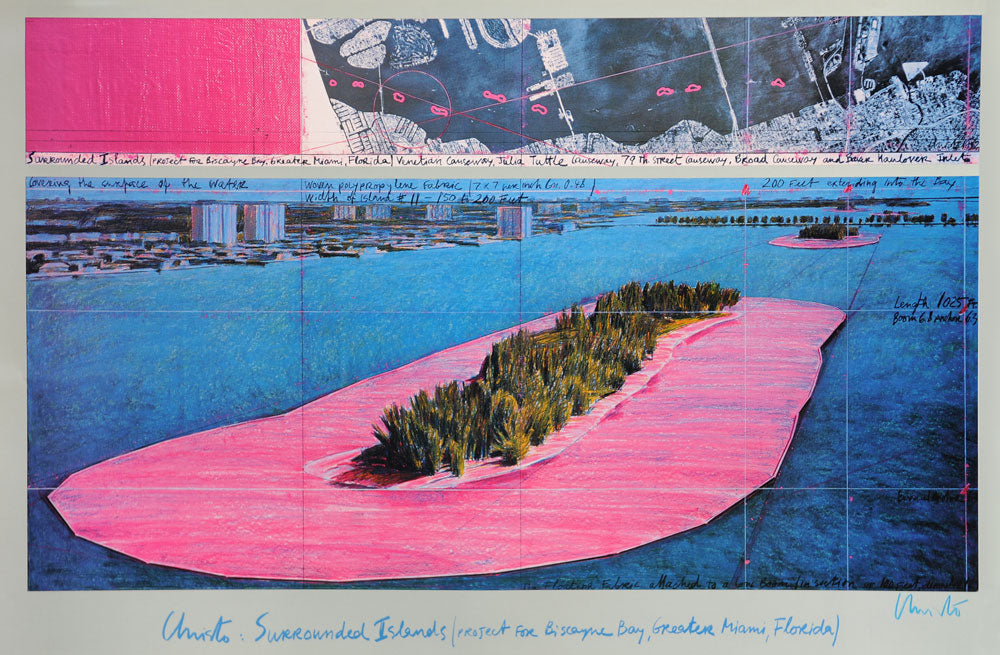 Christo Surrounded Islands- Project for Biscayne Bay, Florida – Goldmark
