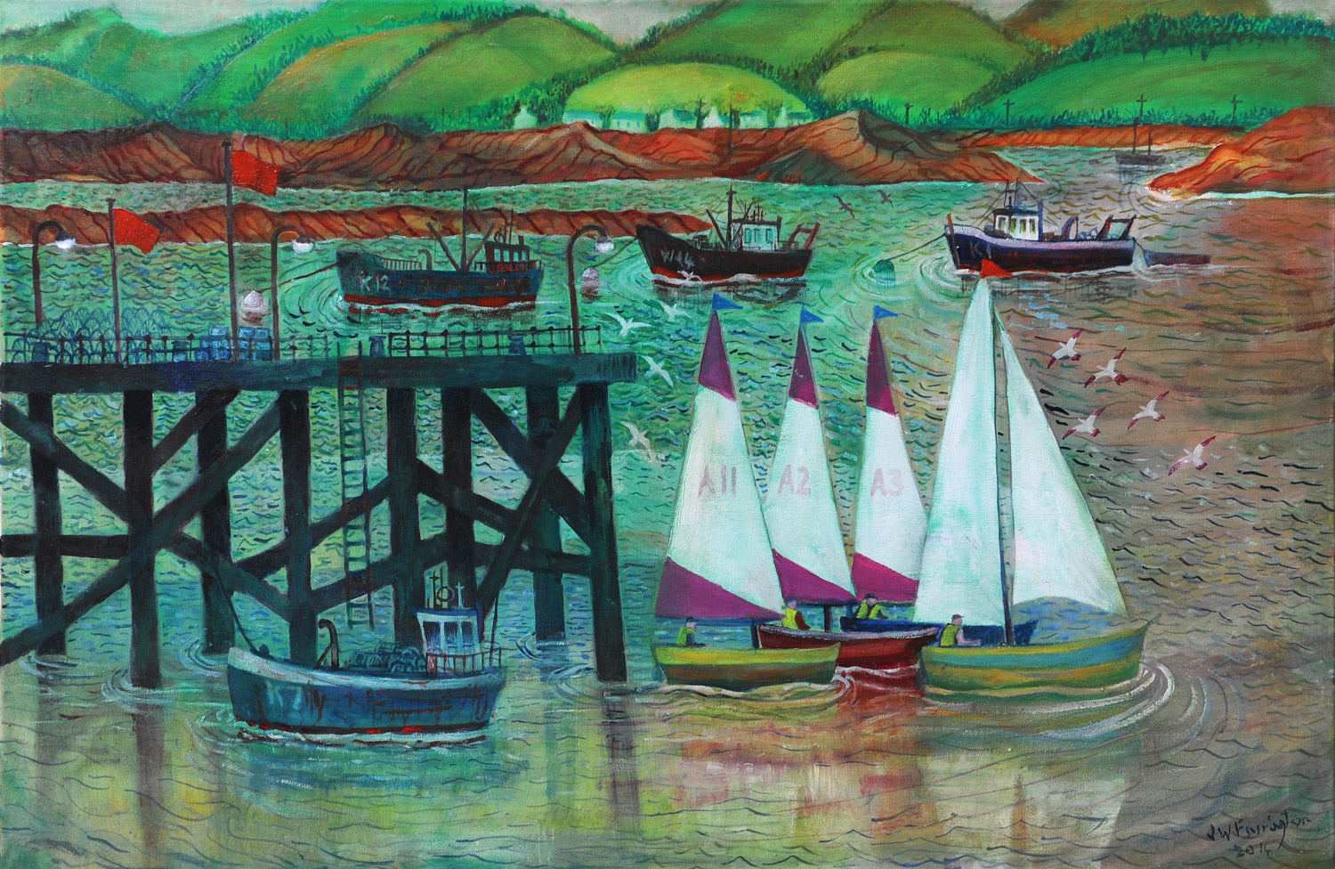 John Farrington The Pier III – Goldmark