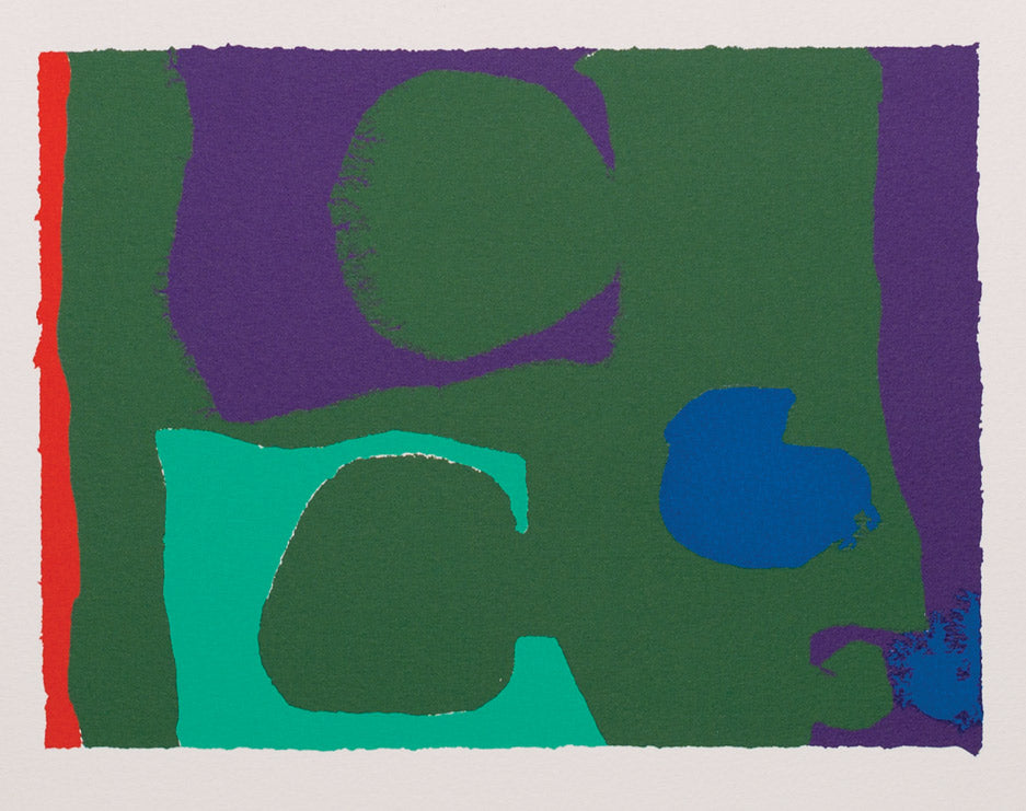 Patrick Heron Two Greens with Violet and Blue – Goldmark