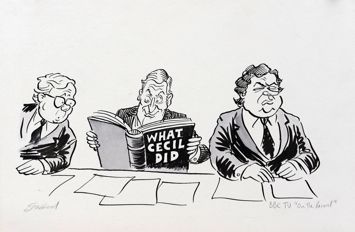 Les Gibbard What Cecil Did – Goldmark